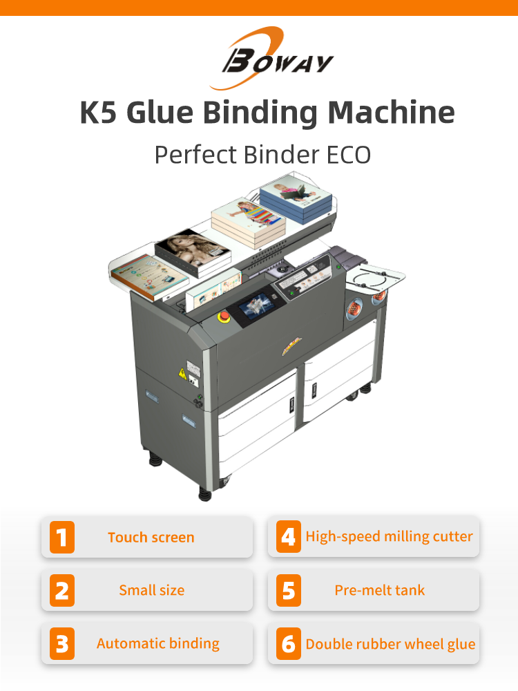BOWAY Perfect Binder ECO K5 - on BOWAY Digital Print Finishing Solutions